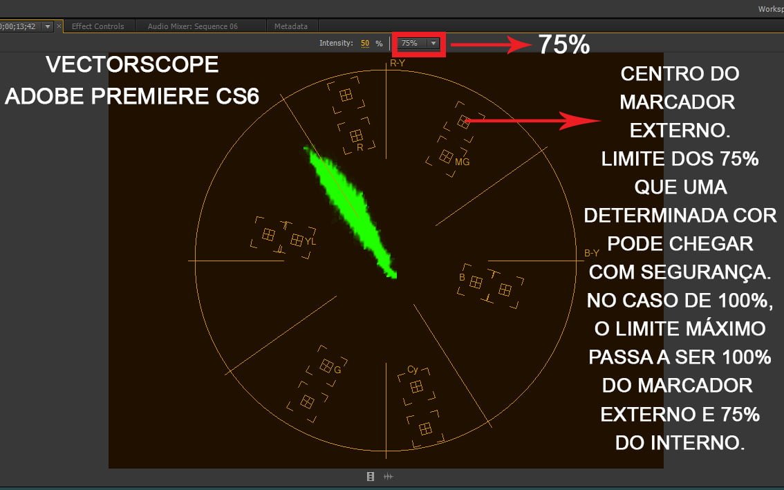 Como Fazer Tratamento de Cor Com Vectorscope e Waveform